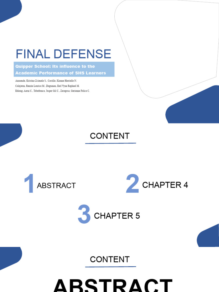 Final Defense | PDF | Mean | Standard Deviation