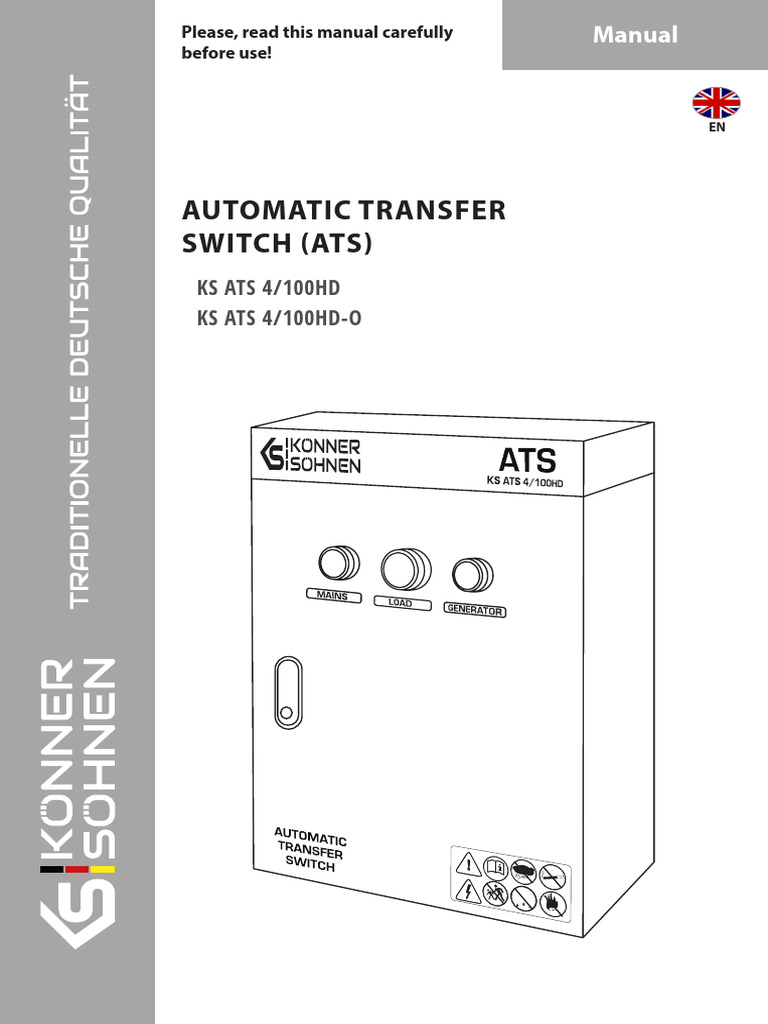 Ats 4 100HD - en | PDF | Power Supply | Switch