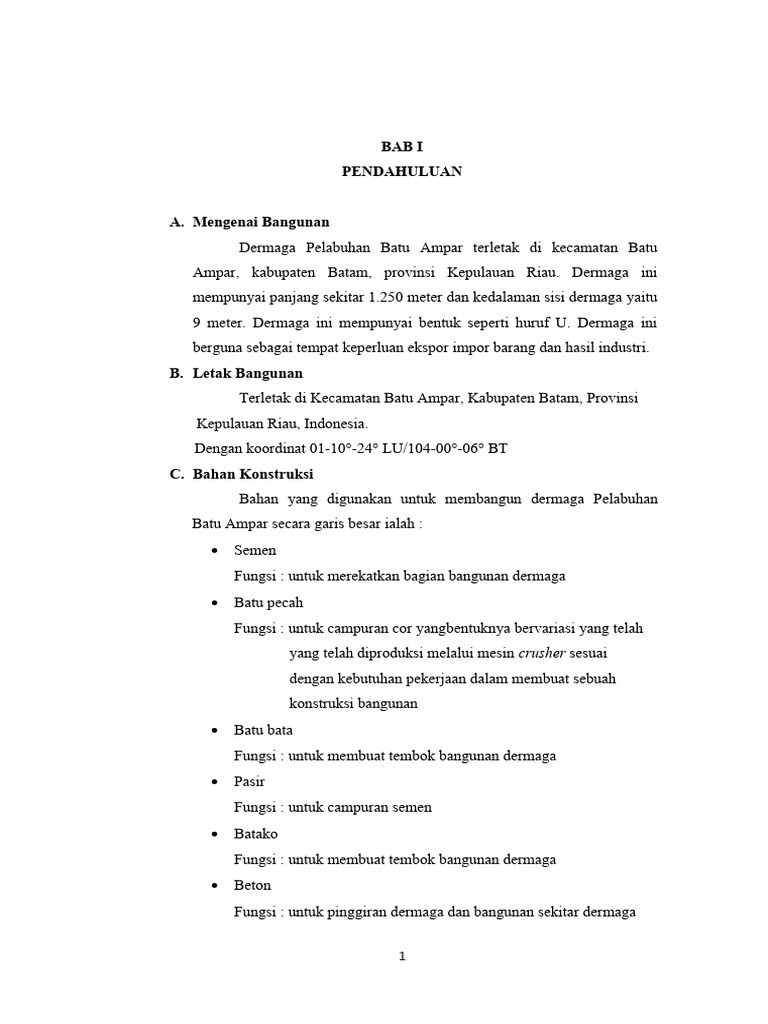 Proposal Maket Dermaga | PDF | Griya & Taman | Sains & Matematika