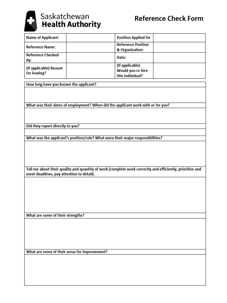 Reference Check Guide | PDF | Wellness | Science & Mathematics