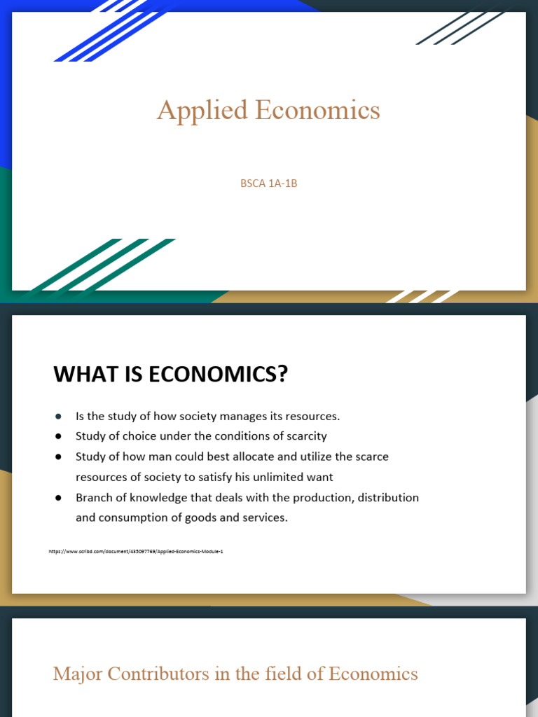 Intro to Applied Economics | PDF | Economics | Political Economy