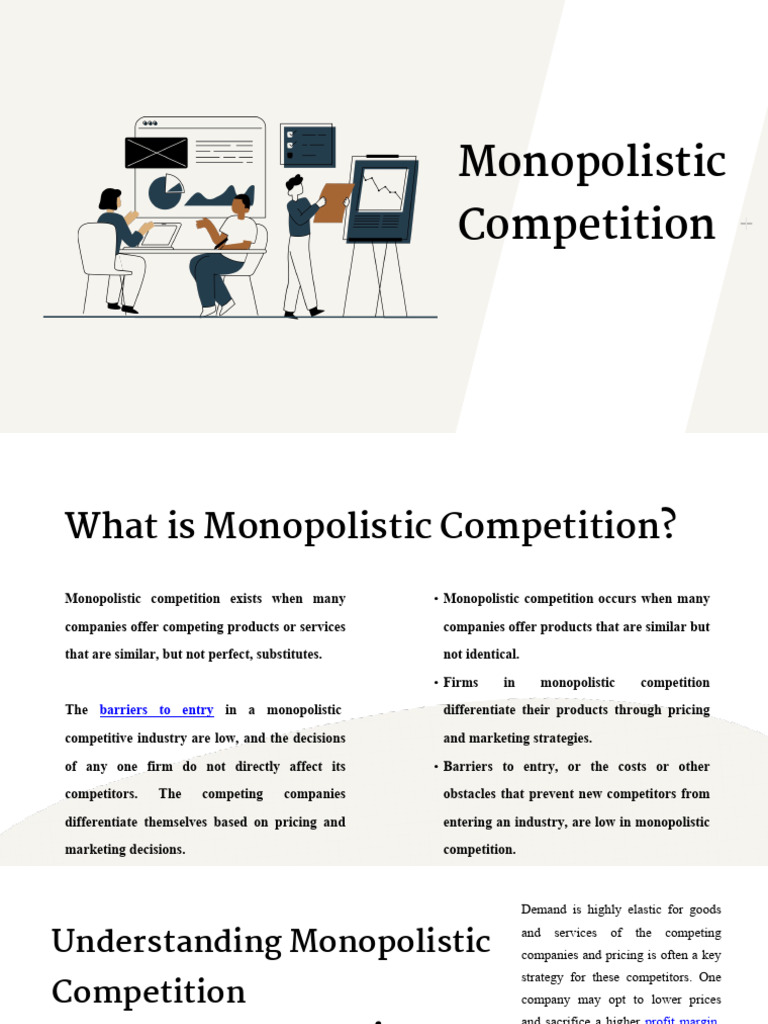 Understanding Monopolistic Competition | PDF | Monopoly | Pricing