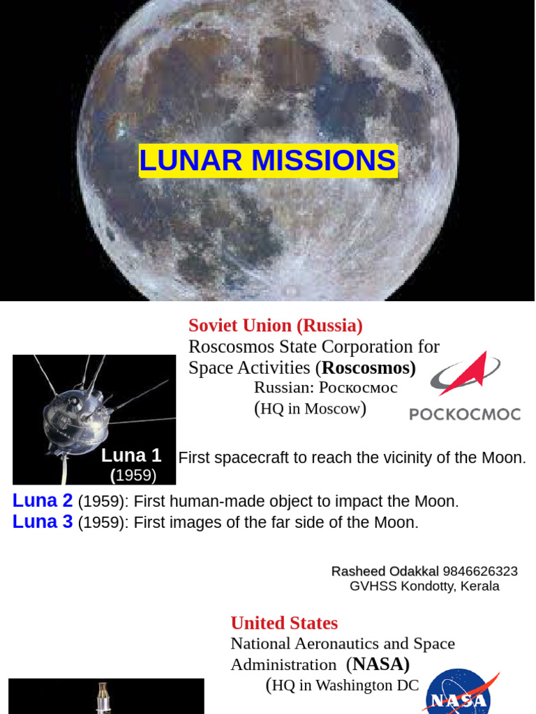 Lunar Missions_Odakkal | PDF | Apollo Program | Apollo 1
