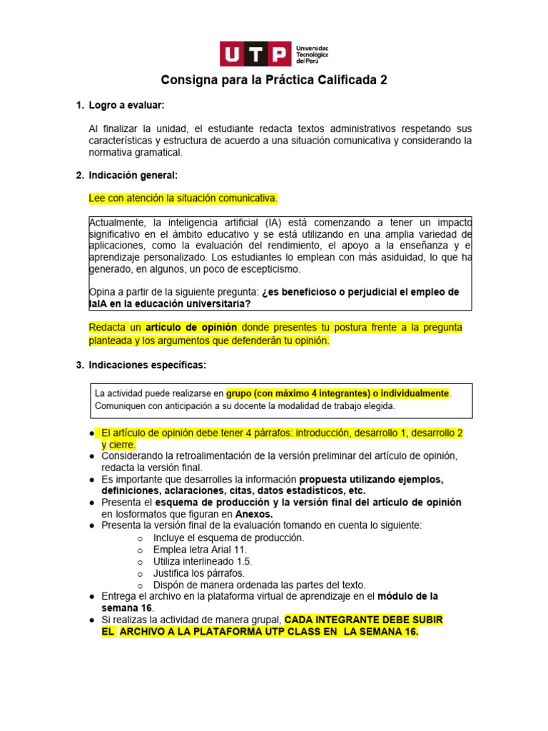 PC2 - Redaccion | PDF | Inteligencia artificial | Inteligencia (IA) y semántica