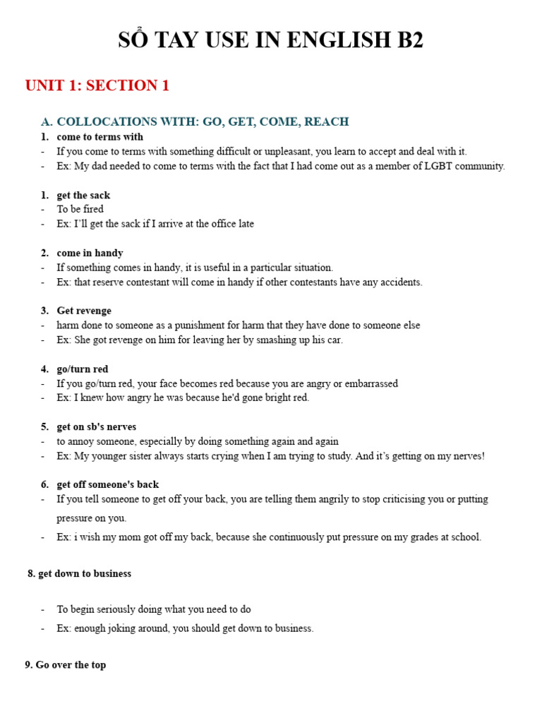 S Tay Use in English B2 | PDF | Pint