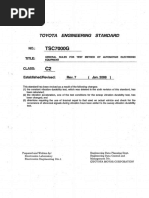 TSZ0001G - Toyota Engineering Standard - TOAZ - INFO | PDF
