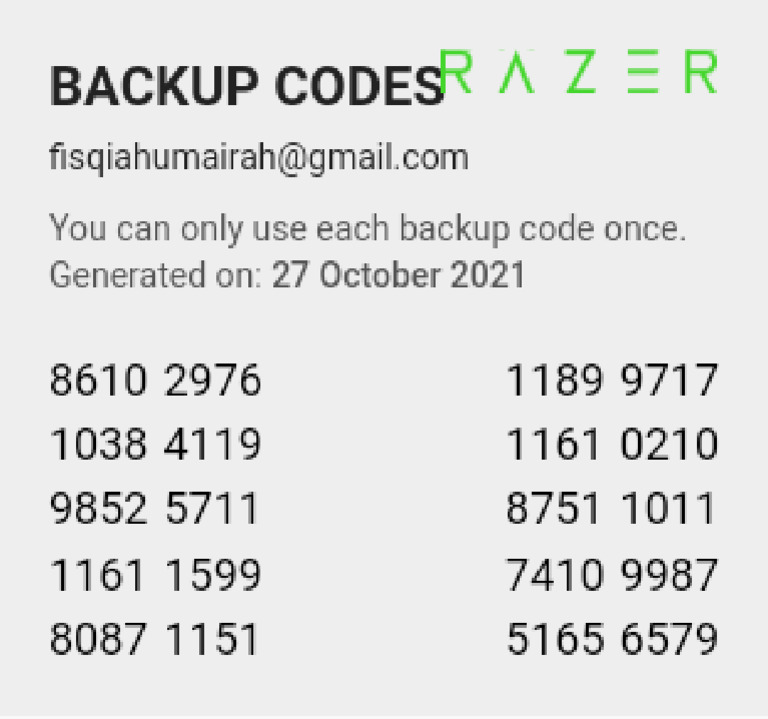 Razer Id Codes 1635314132807 | PDF