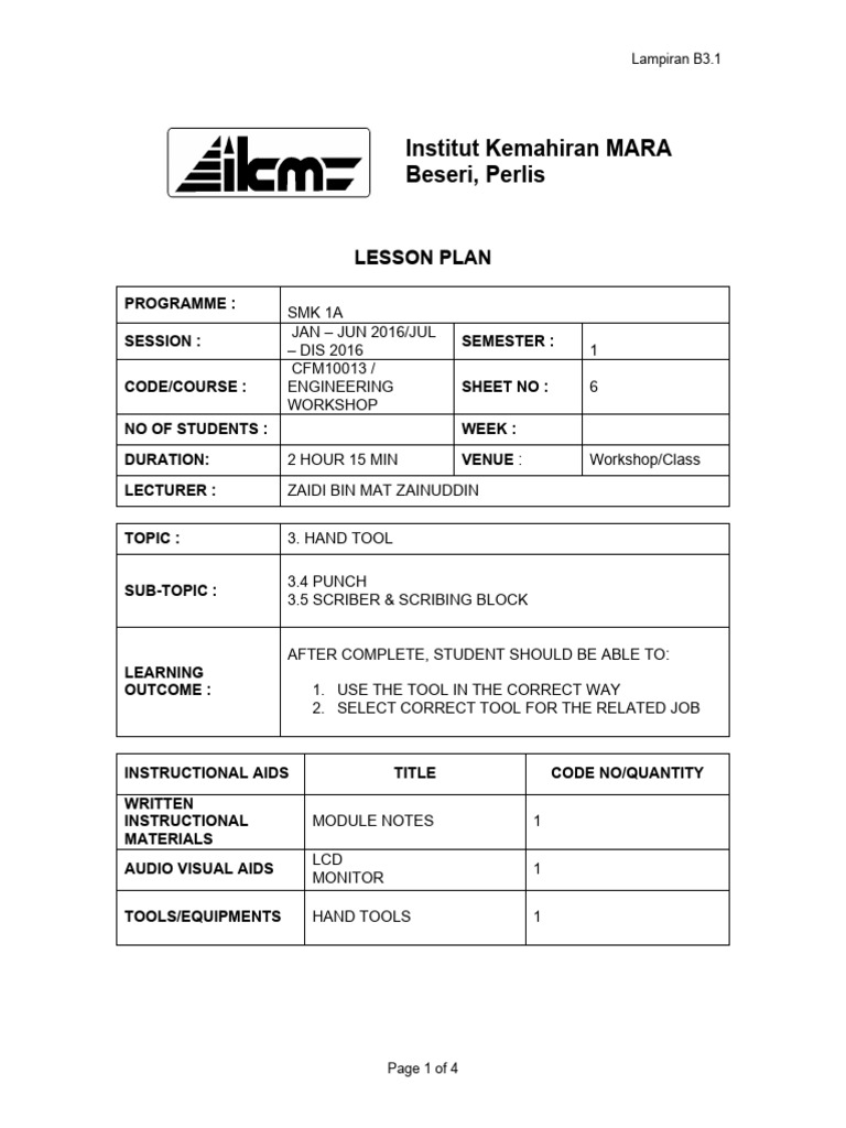 LP Hand Tool 3.4, 3.5 | PDF