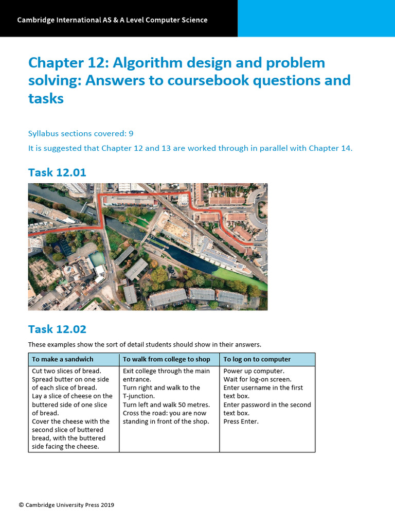 GR CHECK - Module 9 Textbook Answers CUP | PDF | Algorithms And Data Structures | Computing