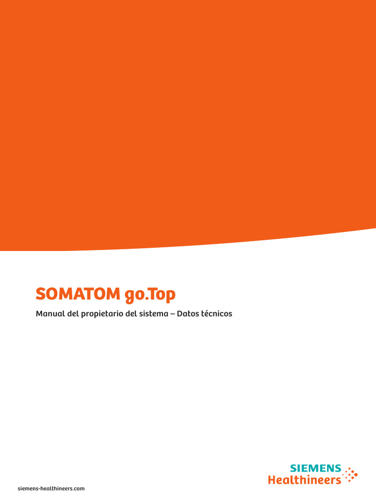 Manual Del Proprietario Somatom Go - Top | PDF