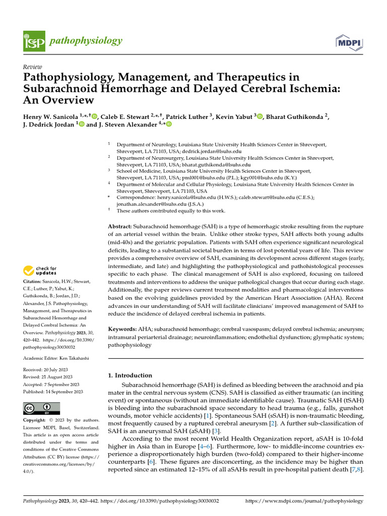 Pathophysiology 30 00032 | PDF | Endothelium | Astrocyte