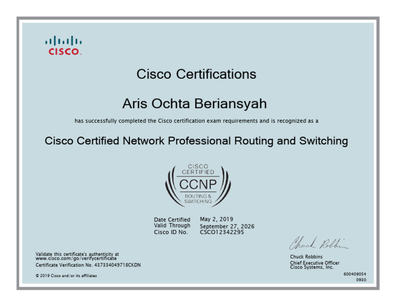 CCNP Certification | PDF