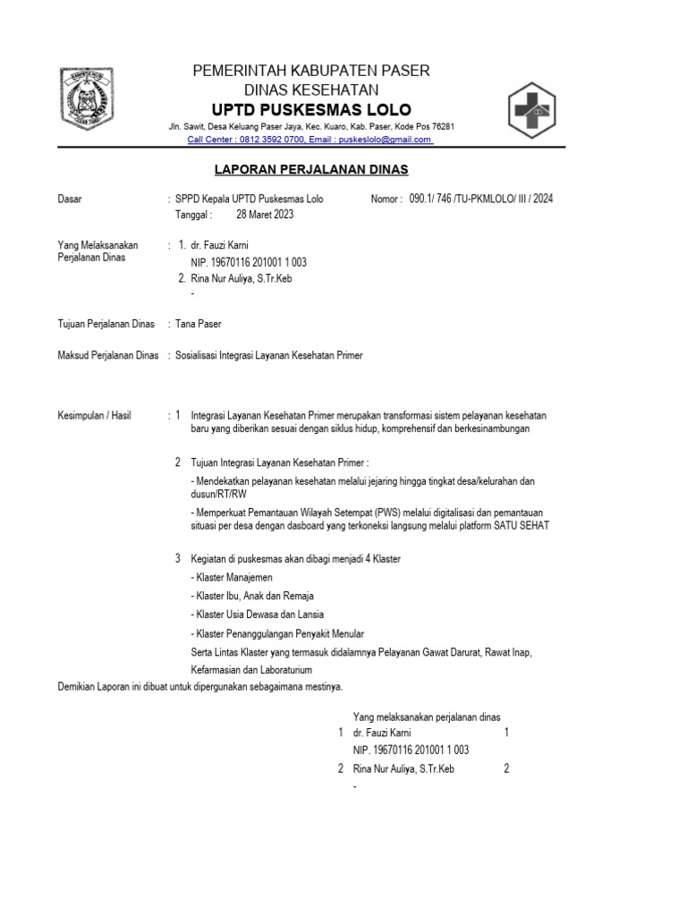 Form Laporan ILP | PDF