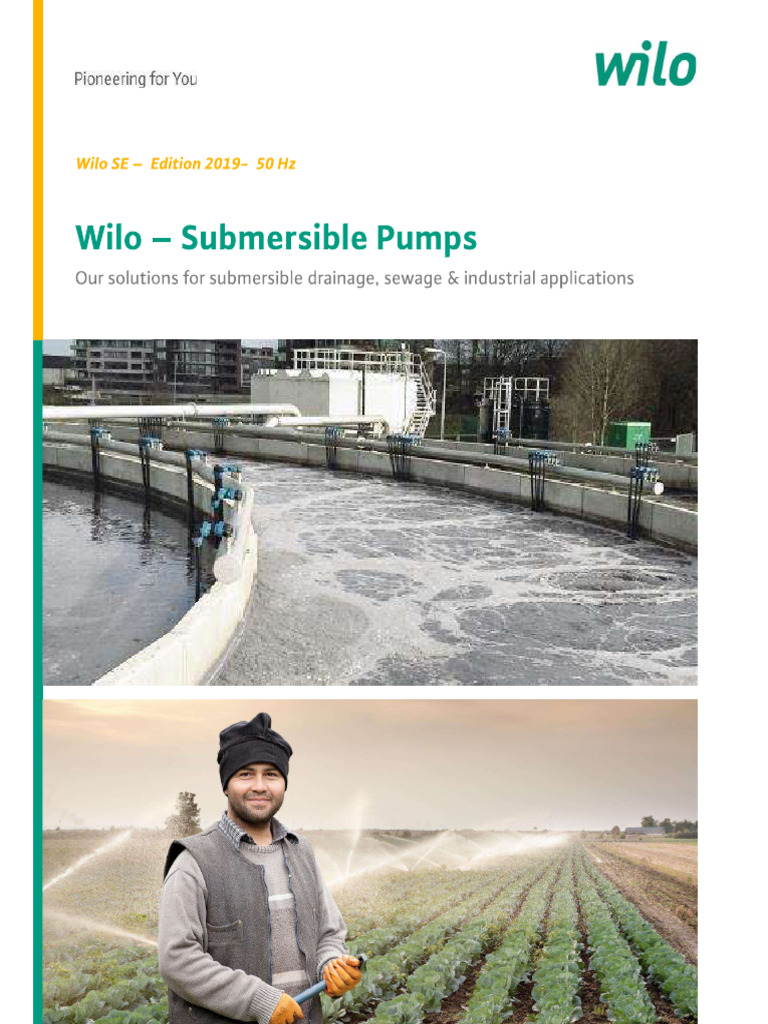 Wilo Submersible Pump - DP CI Series | PDF