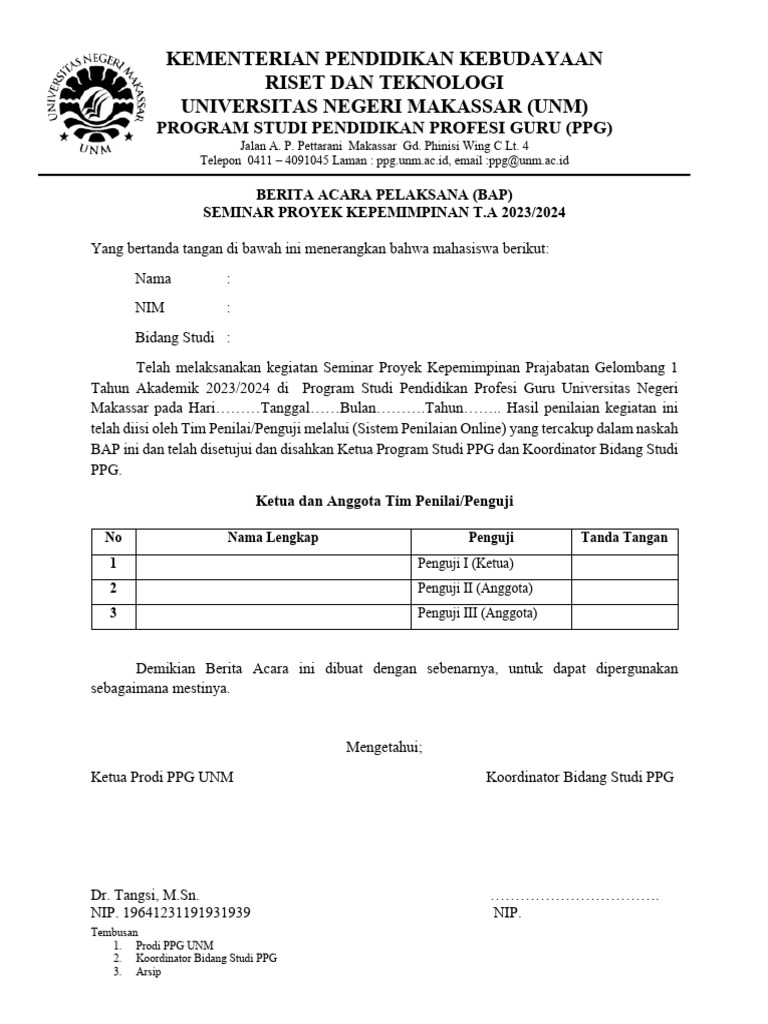 Bap - Seminar PK - 2023 | PDF