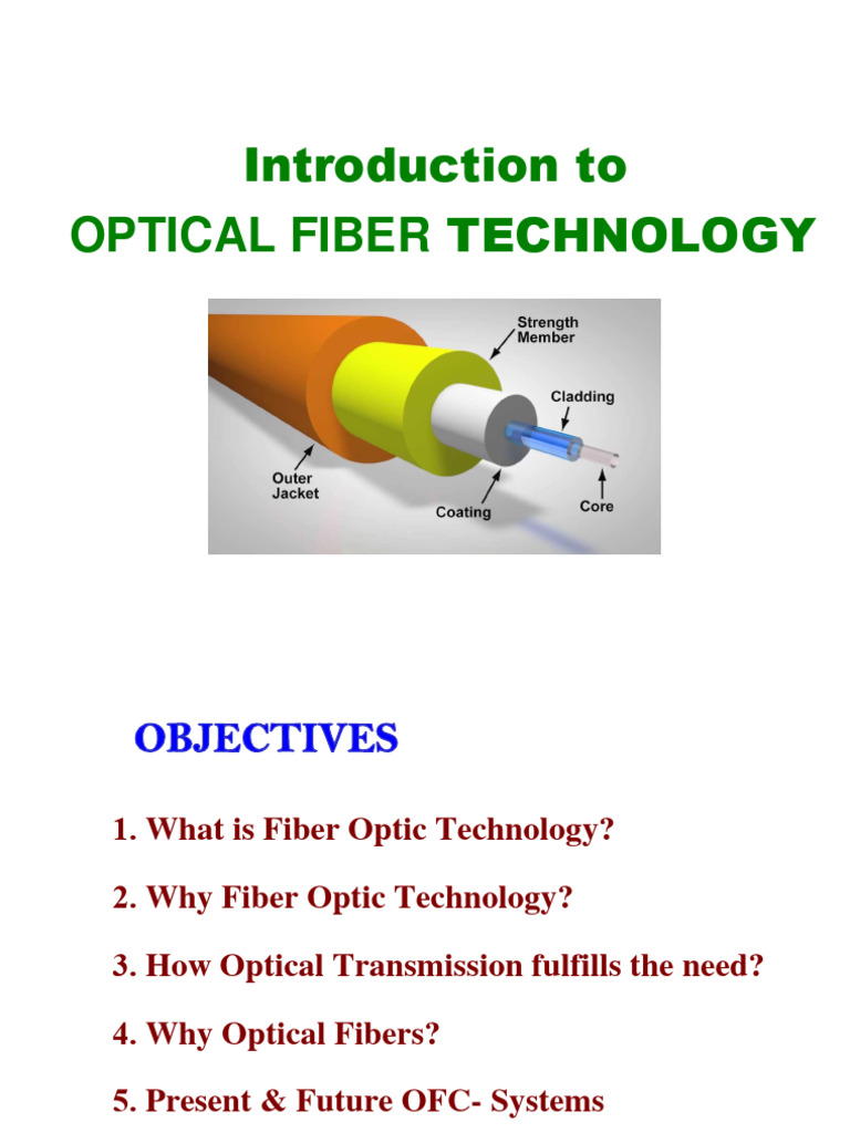 Introduction To OFC Technology 1 | PDF | Wavelength Division ...