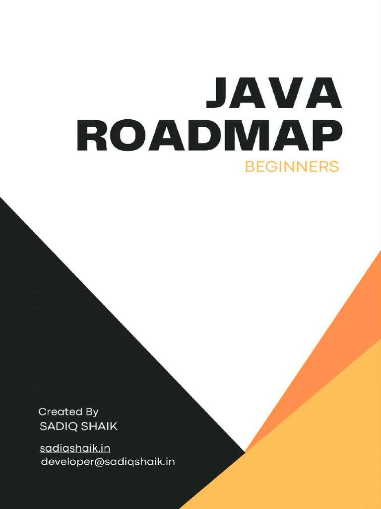 Java Roadmap 1703514479 Pdf Class Computer Programming Method 0338