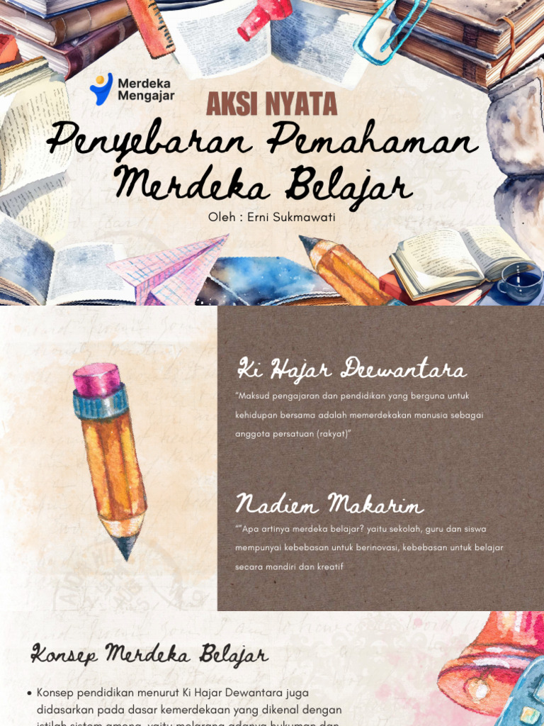 Penyebaran Pemahaman Merdeka Belajar - Erni Sukmawati | PDF