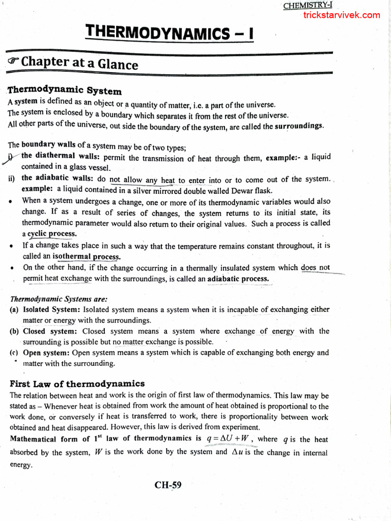 Ch4MakautChemistryFirstYear_watermark (2) | Download Free PDF | Heat | Enthalpy