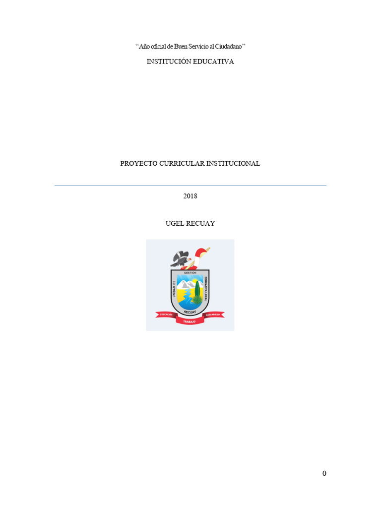 Modelo de PCI | PDF | Plan de estudios | Maestros