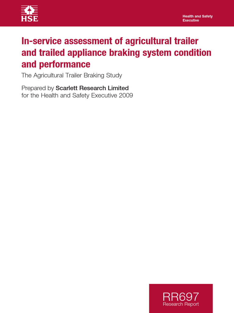 RR 697 | PDF | Brake | Trailer (Vehicle)