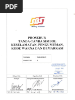 Standar Warna Demarkasi Lantai Pabrik | PDF