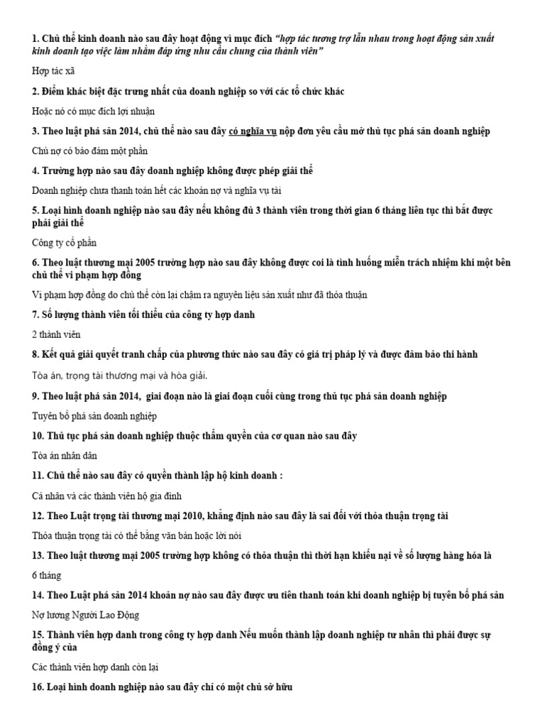 PLKT đề thi | PDF