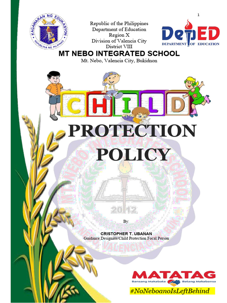 Mt. Nebo Integrated School CPP Approved With Signature | PDF | Child ...
