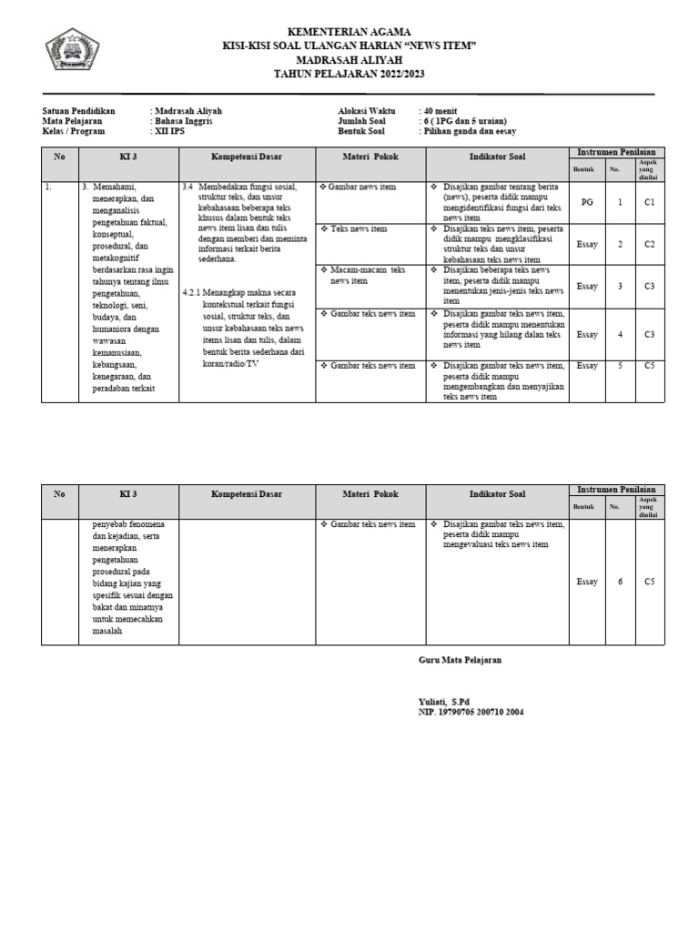 Kisi2 News Item New | PDF