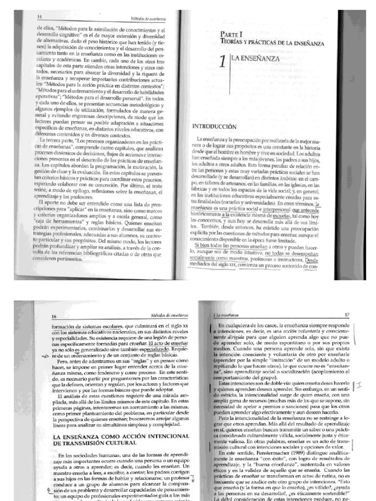 Davini - Metodos de Ens. - Cap 1 | PDF