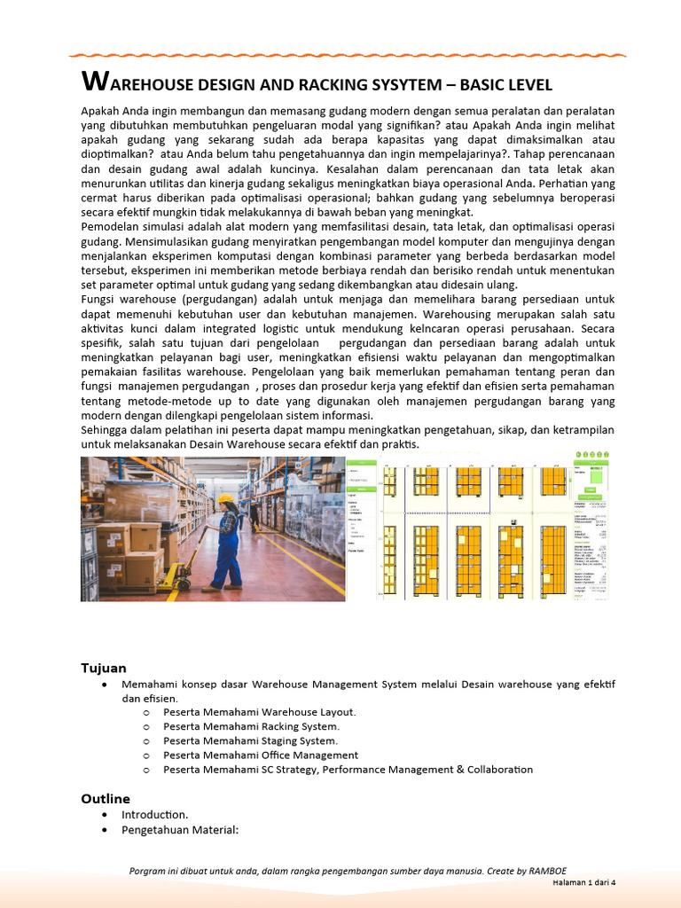 Brochure Warehouse Design & Racking System | PDF