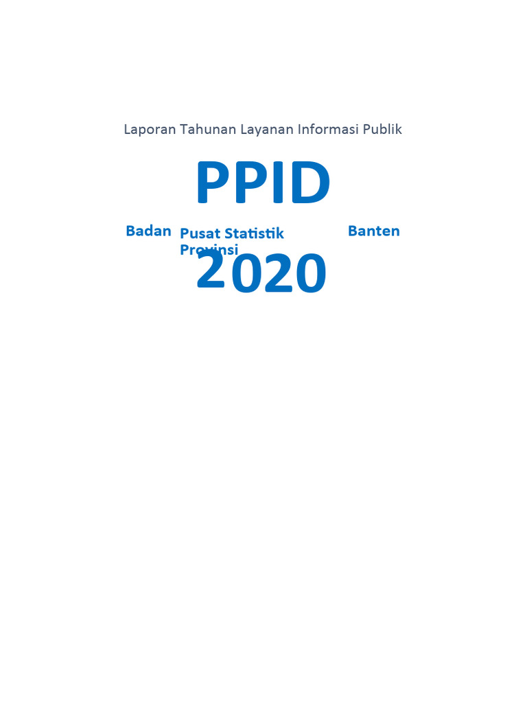 Laporan PPID 2020 1689582896 | PDF