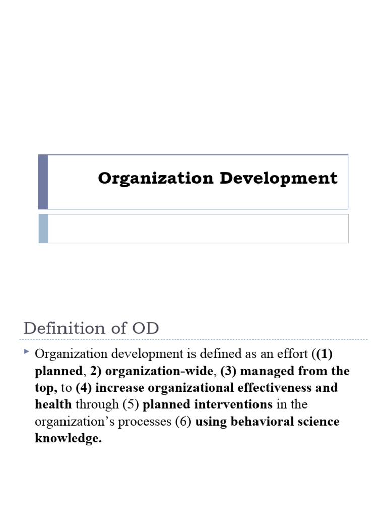 Definition History and Competencies | PDF | Organization Development | System