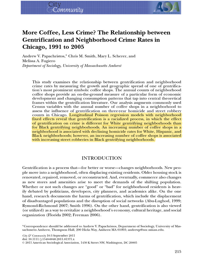 Papachristos et al, 2011 | Download Free PDF | Factor Analysis | Fixed ...