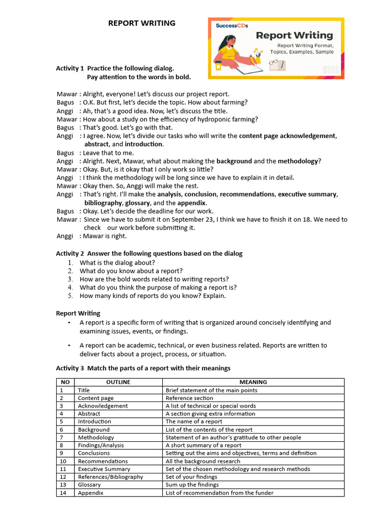 Report Writing | PDF | Methodology | Cognition