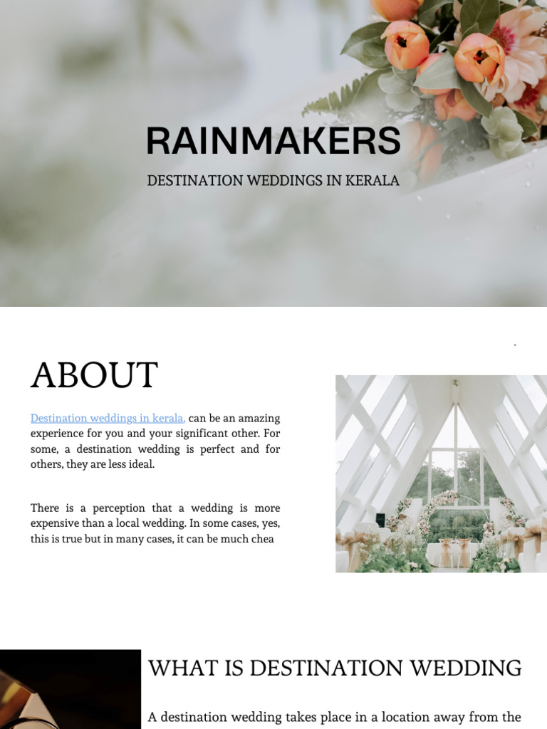 Rainmakers | PDF | Wedding | Economy And The Environment
