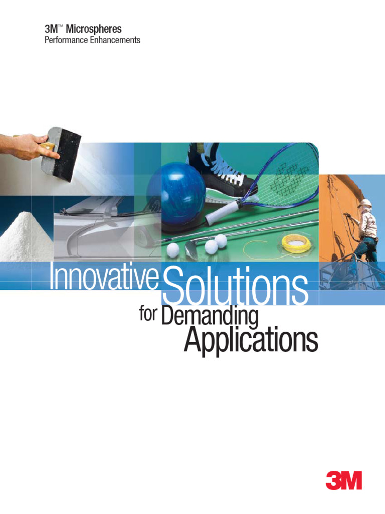 3M Glass Bubbles & Ceramic Microspheres | PDF | Glasses | Building ...