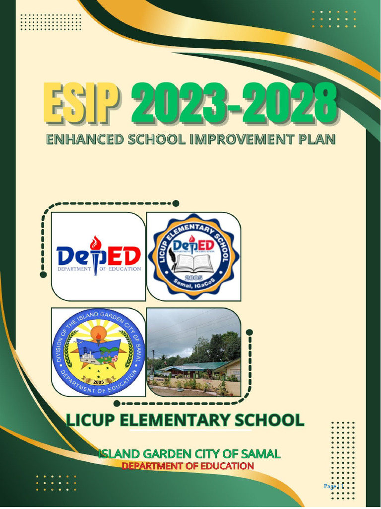 LICUP ESIP FINAL - 23 28new | PDF | Inclusion (Education) | Learning