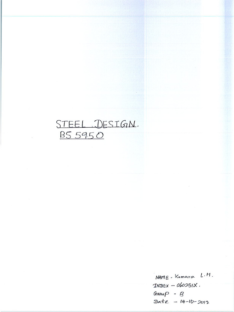 Steel I-Section Design | PDF