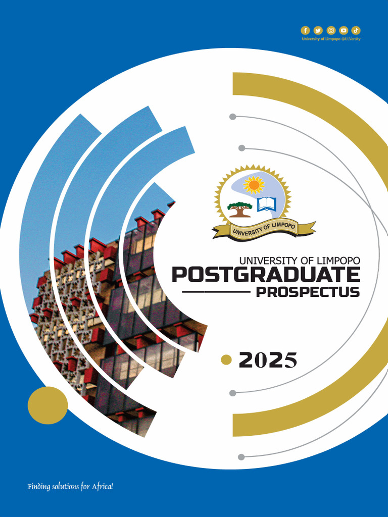 University of Limpopo Postgraduate 2025 | PDF | Academic Degree ...