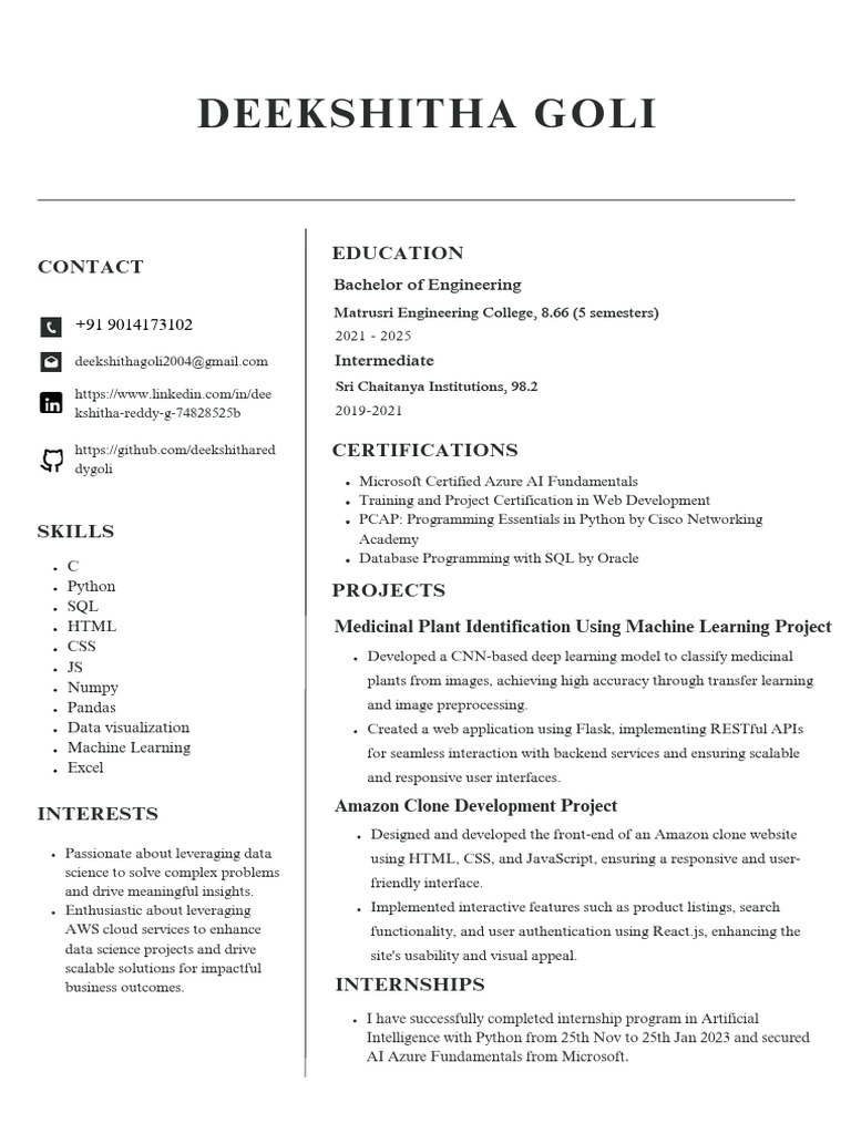 Resume 3 | PDF | Web Development | Computer Science