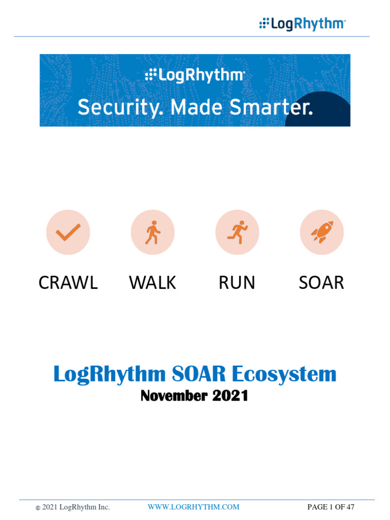 LogRhythm SOAR Ecosystem November 2021 | PDF | World Wide Web ...