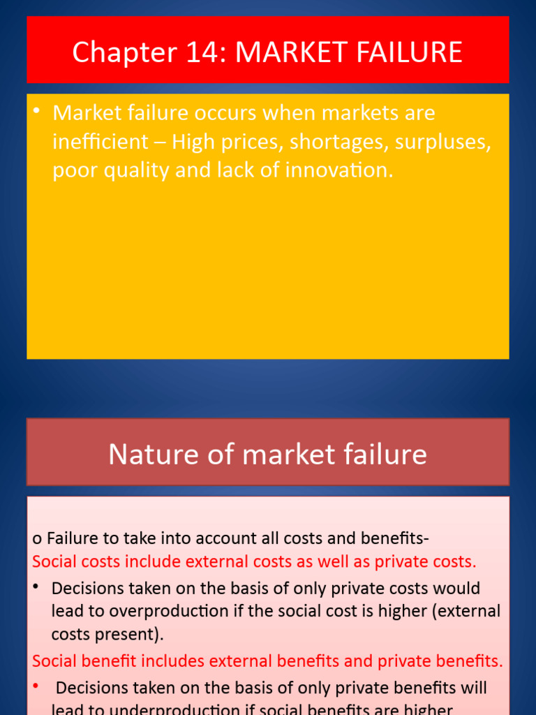 CHAPTER 14 - Market Failure | PDF | Externality | Cost