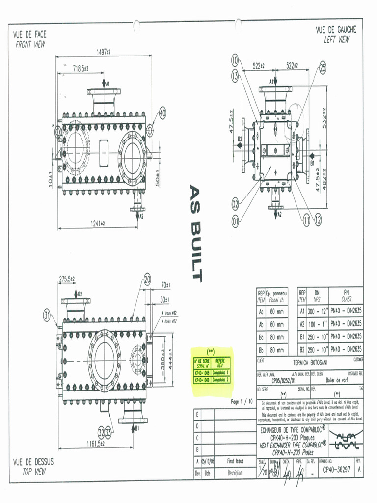 AS BUILT_SCP COMPABLOC CPK40 | PDF