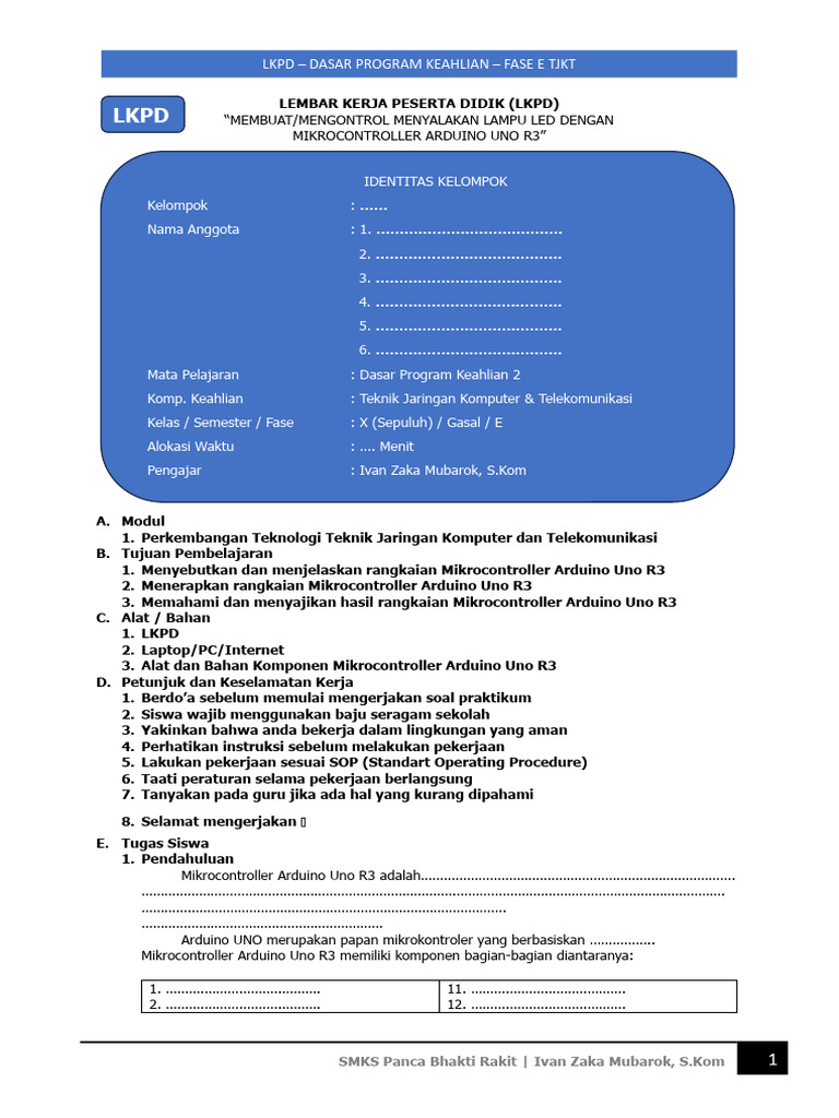 LKPD X TJKT Kelompok | PDF