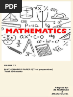 Mathematics Maths P1 MEMO May June 2024 Limpopo | PDF