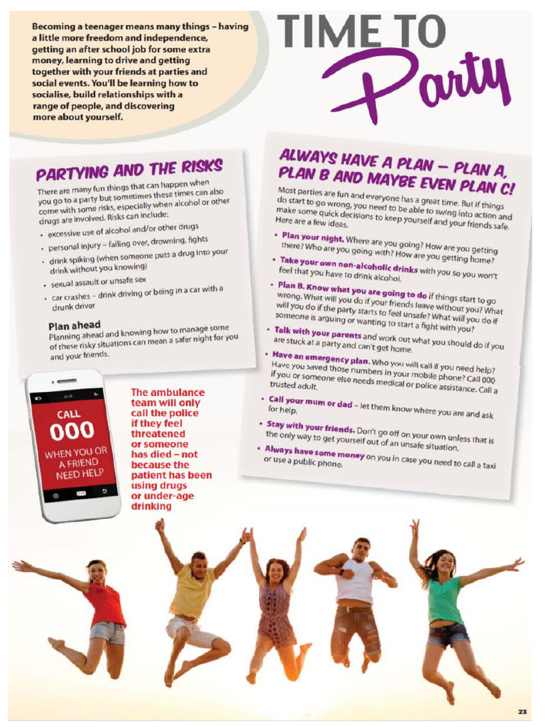 Party and Drug Advice Word | PDF