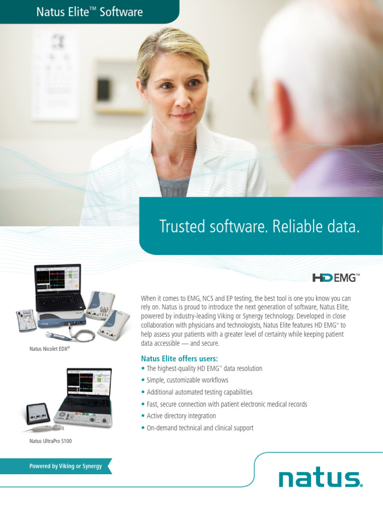 RevB - Natus Elite Software Flyer - Lo-Res | PDF | Electronic Health ...