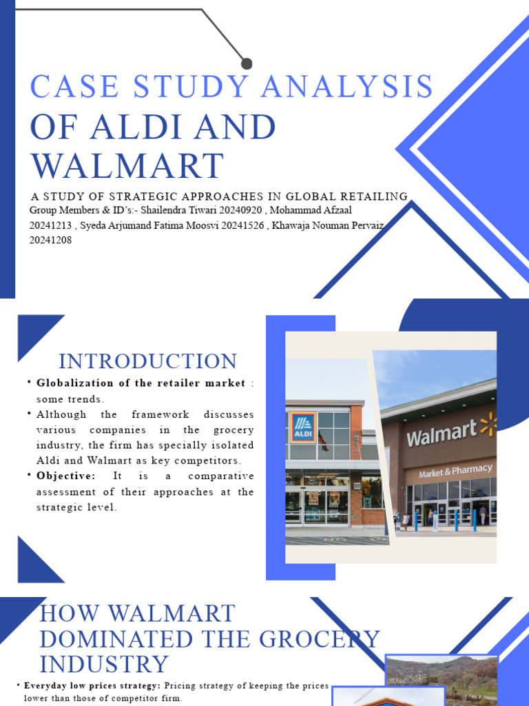 Comparative Analysis of Aldi and Walmart | PDF | Walmart | Companies