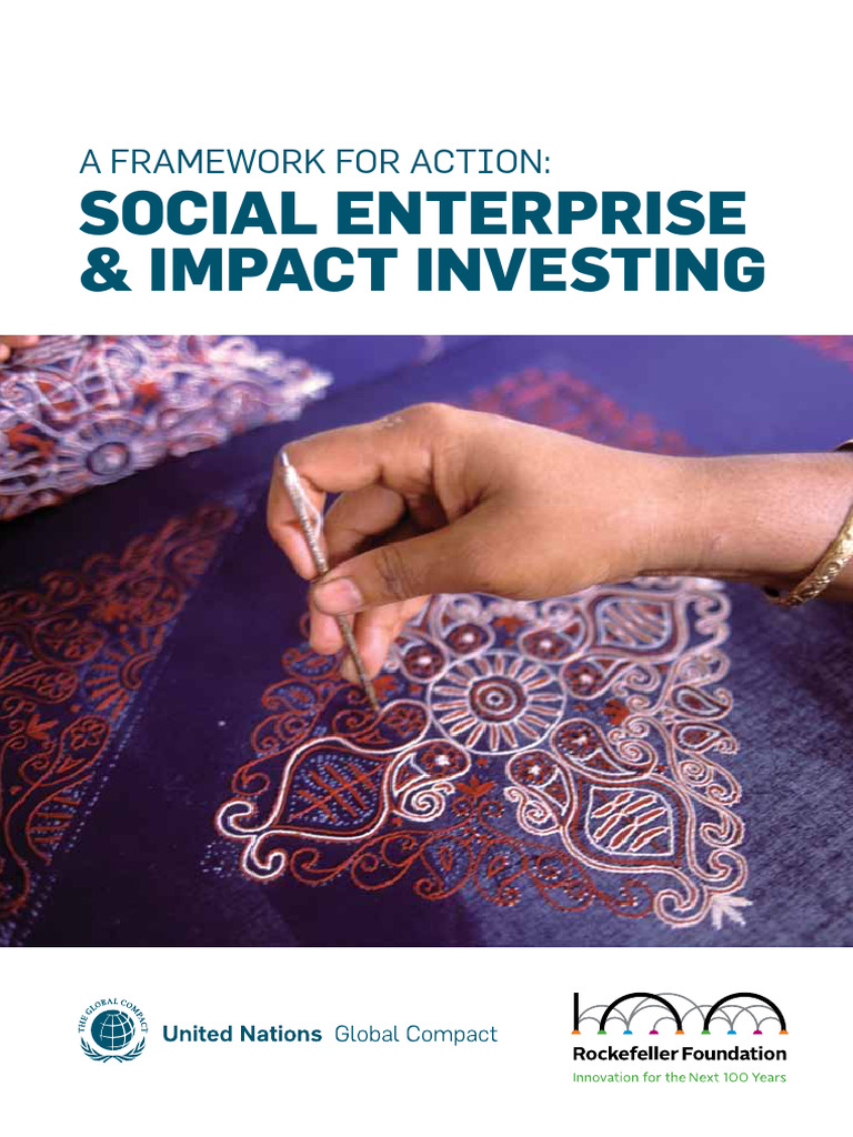 Issues Doc Development Framework Social Enterprise Impact Investing | PDF | Investing | Social ...
